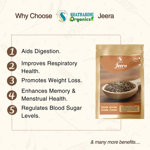Jeera (Cumin Seeds) – Shathabdhi Organics